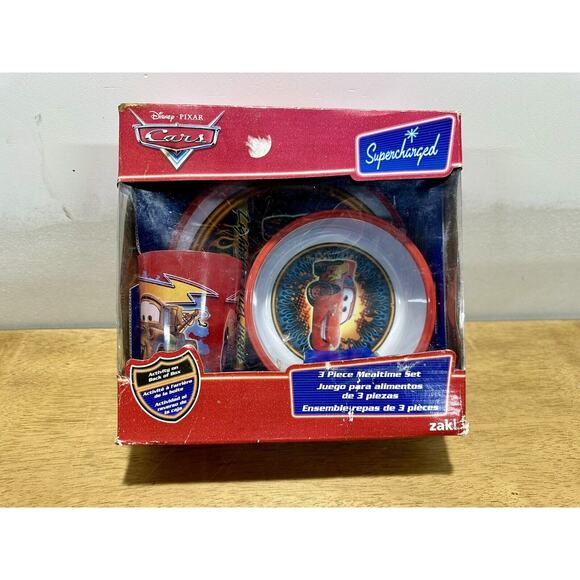 Disney | Kitchen | Disney Pixar Cars Plate Set Original Mealtime Set ...